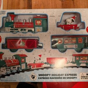 Peanuts | Toys | Peanuts Snoopy Holiday Express Train Set Red And Green ...